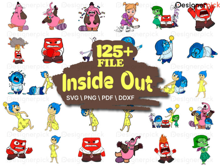 Inside Out SVG Bundle, Movie Inside Out SVG Design, Inside Out Svg ...