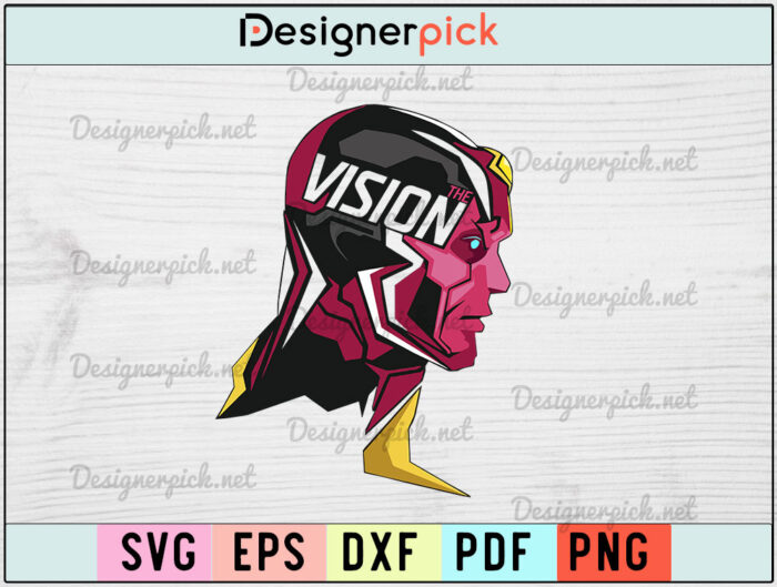 Vision PNG design, Vision Marvel PNG, Superhero PNG - Best Quality ...