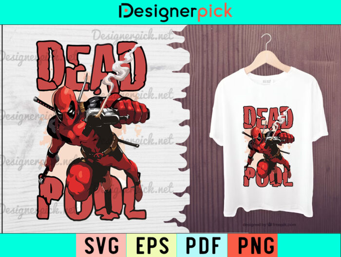 Deadpool Svg design, Deadpool Svg, Deadpool Tshirt Design - Designerpick