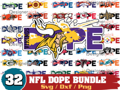 NFL Dope Png Bundle, NFL Team Png, Dope Nfl Sublimation Bundle - Best ...