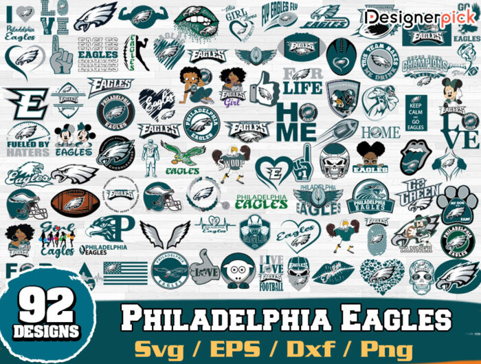 Philadelphia Eagles Svg Bundle, NFL Eagles svg - Best Quality Design Bundle