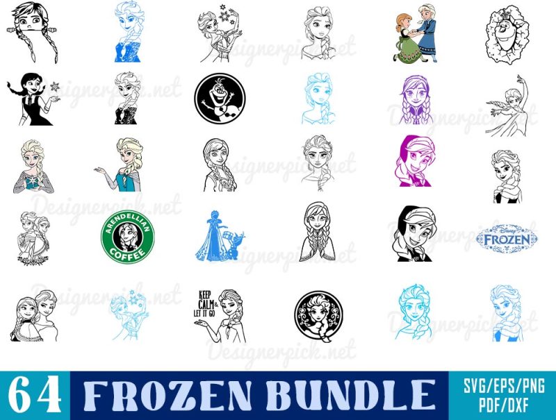 Frozen Svg Bundle - Designerpick