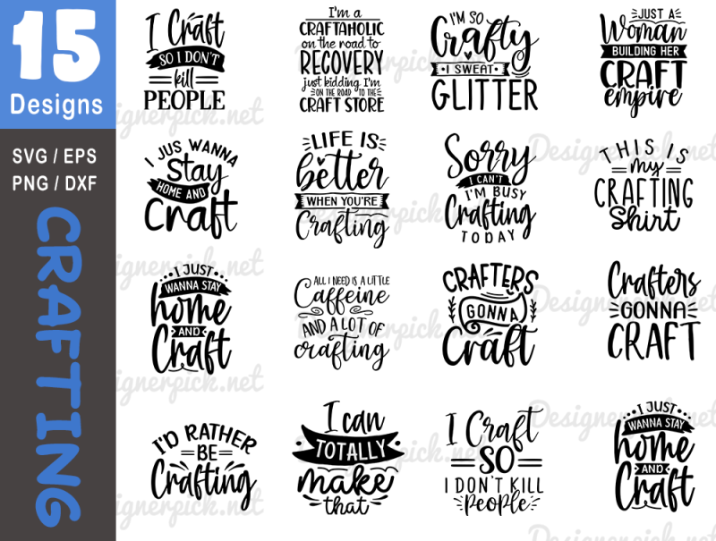Crafting SVG Bundle - Designerpick Crafting SVG Bundle - Designerpick