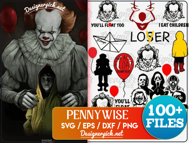 100+ Pennywise Svg Bundle - Designerpick